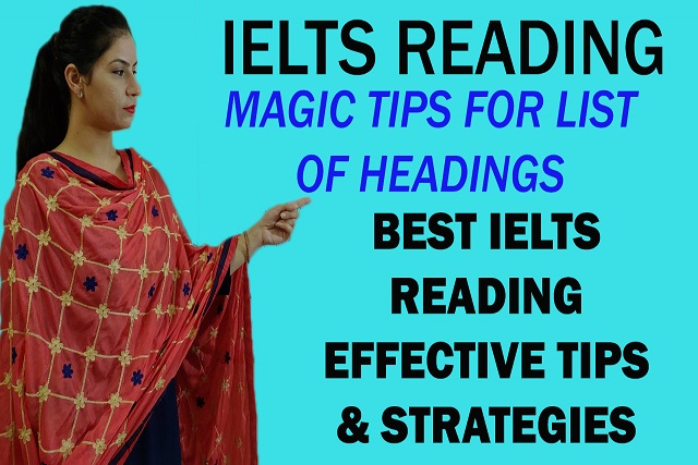 IELTS Reading Magic Tips for List of Headings - ieltsclb9