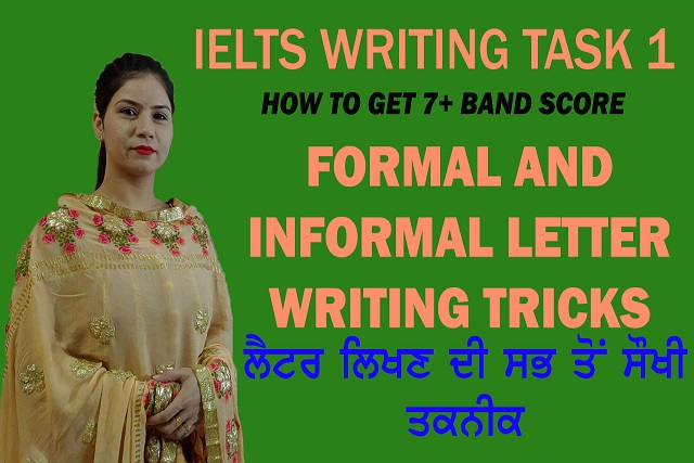 IELTS General Writing Task 1 Formal Letter Semi Formal Letter 